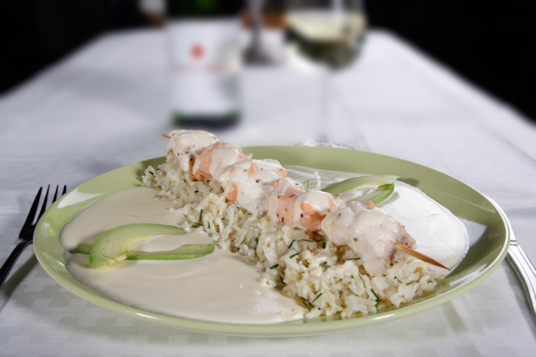 Marulk & Laxspett med sherrysås - Konsultgruppen